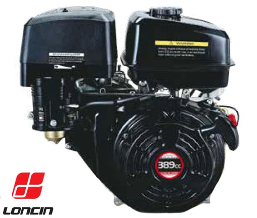 Loncin G390 Engine. 11.0HP - 13.0HP, 1" (25.4mm) Parallel Shaft, Recoi ...