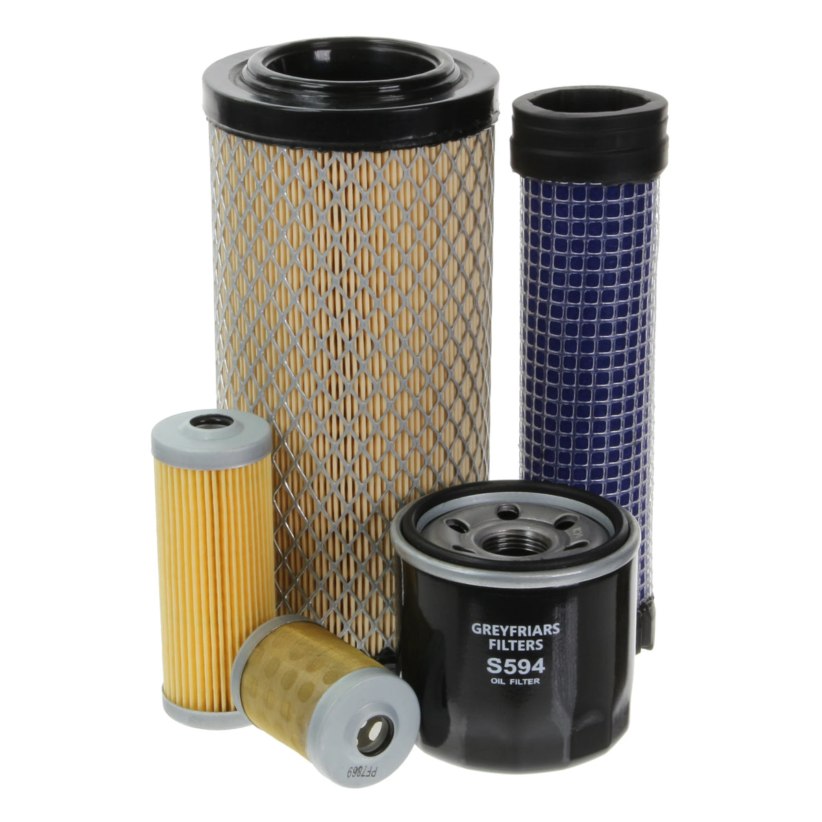 Filter Service Kit for Hitachi ZX 19 U-5 ZAXIS Mini Excavator | Engine ...