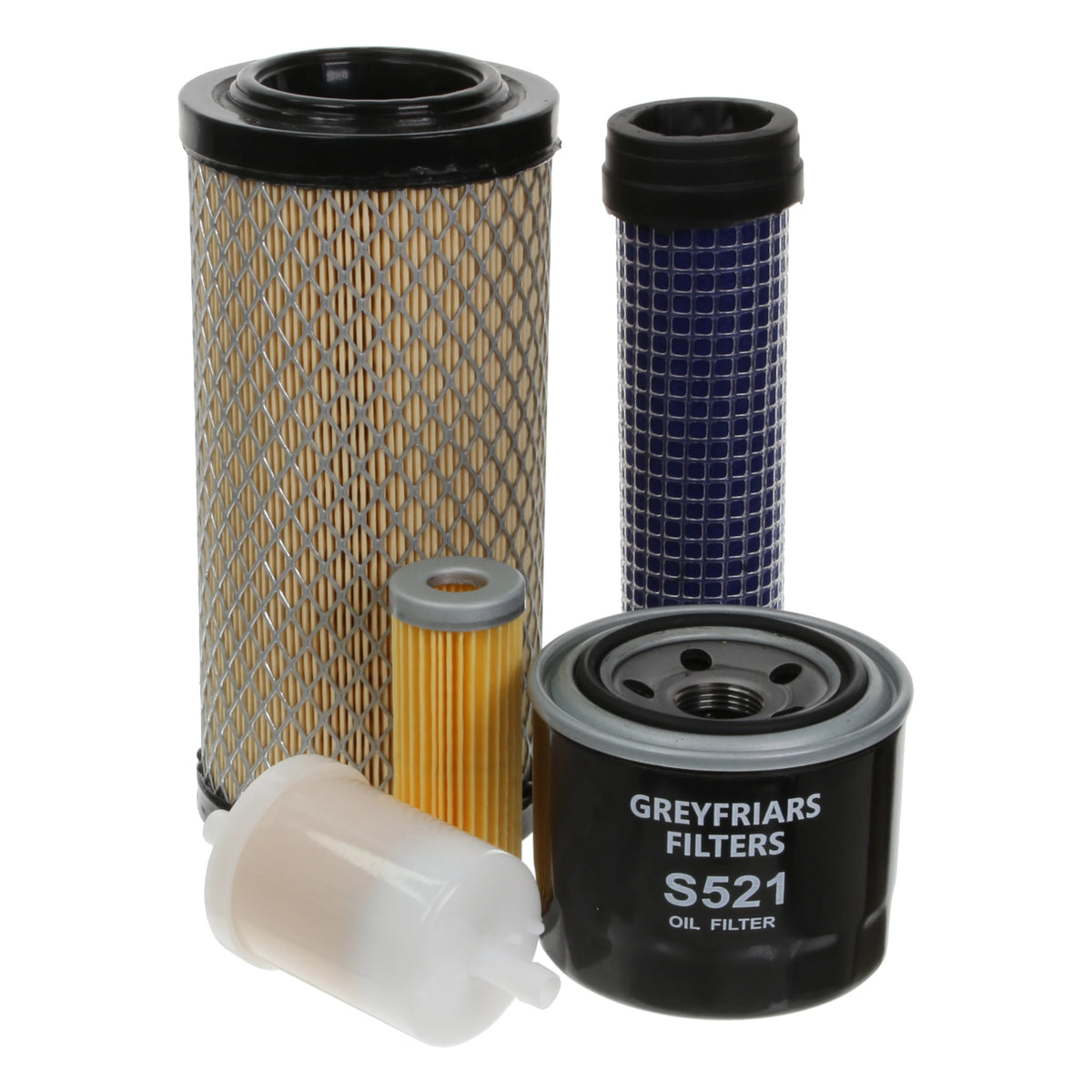 Filter Service Kit for Bobcat BCA 16 Compactor | Engine: Kubota D 722 ...