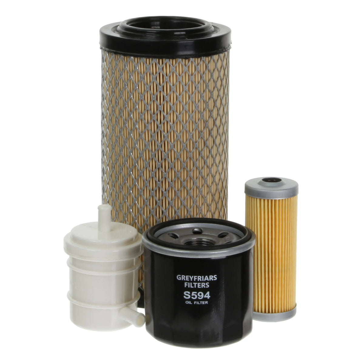 Filter Service Kit for Yanmar C 12 R Mini Dumper | Engine: Yanmar 2 TN ...