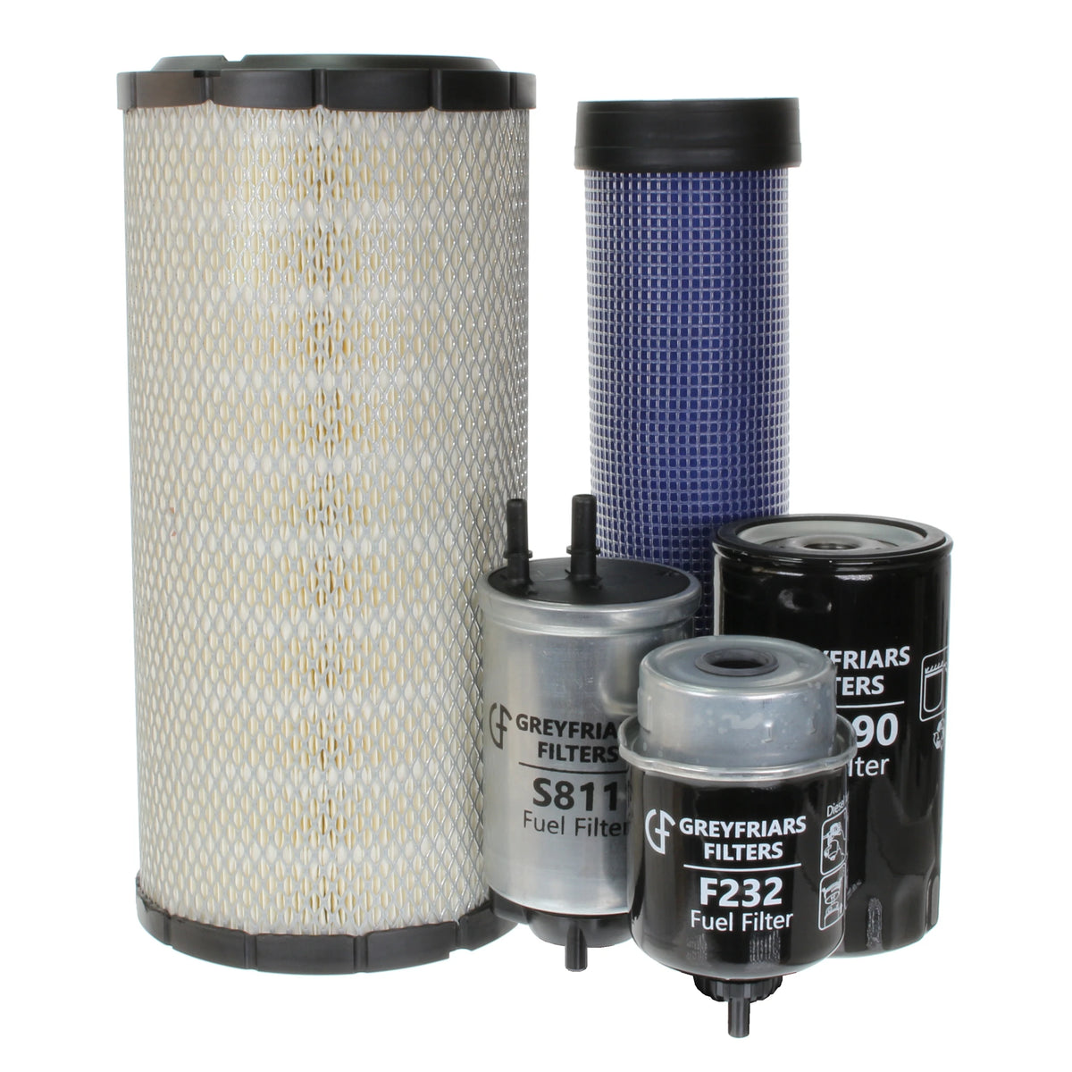 Filter Service Kit for JCB 260 T Mini Loader | Engine: JCB TCAE-55 ...