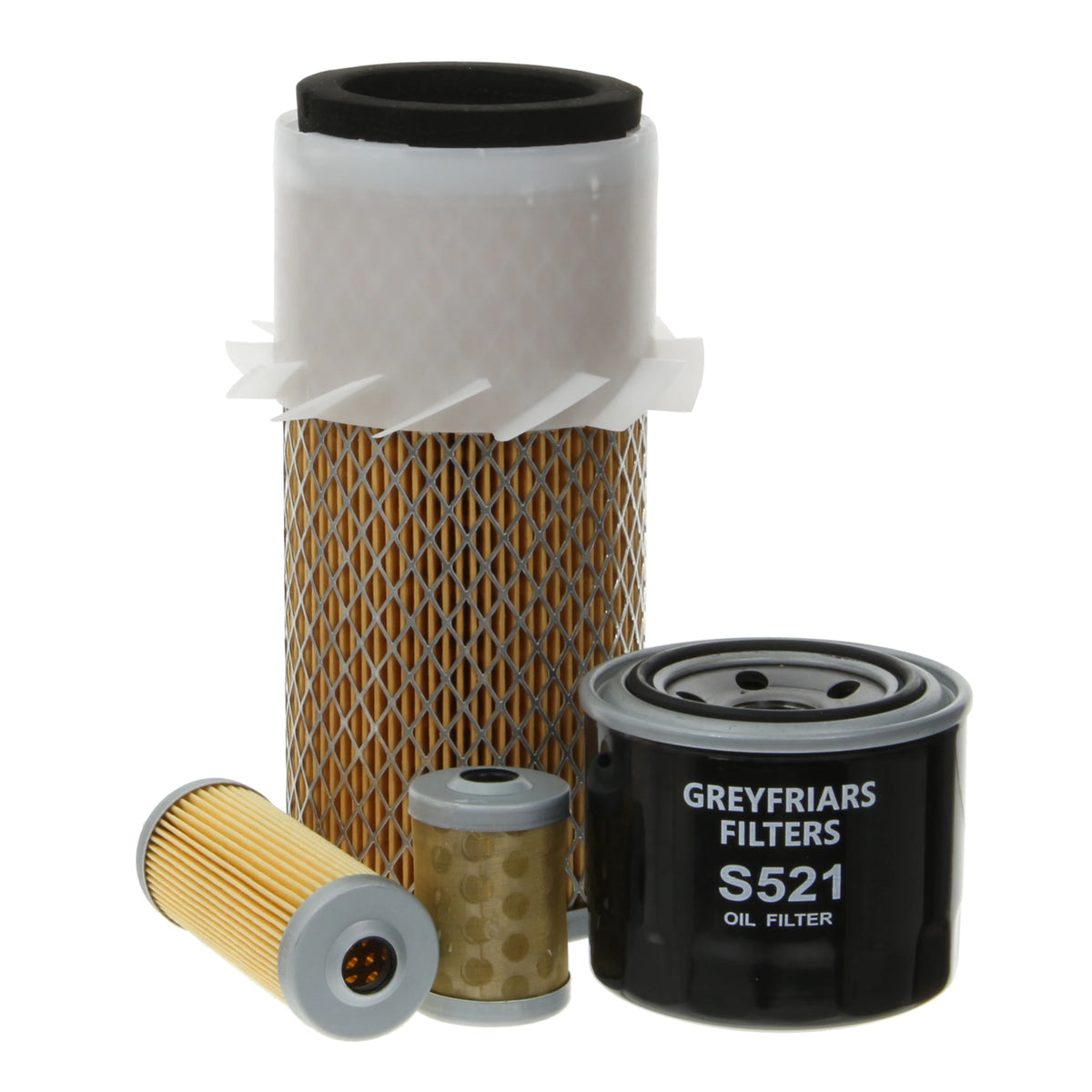 Filter Service Kit for Yanmar B 12 Mini Excavator | Engine: Yanmar ...