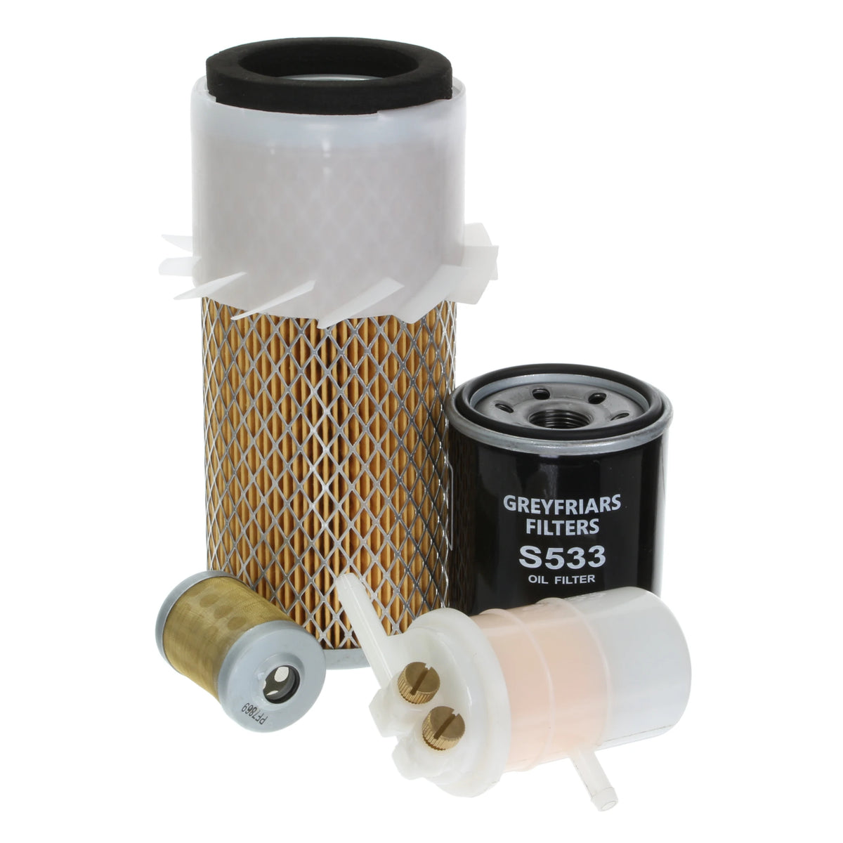 Filter Service Kit for Pel Job ED 750 Mini Dumper | Engine: Mitsubishi ...