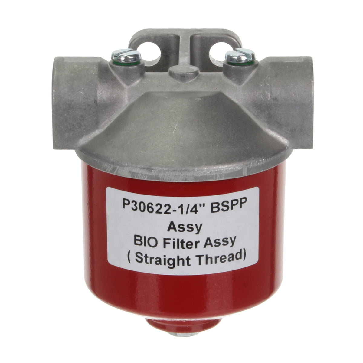 BIO Filter Assy - 1/4 IN BSPP ( Straight Thread ) – Greenred Spares