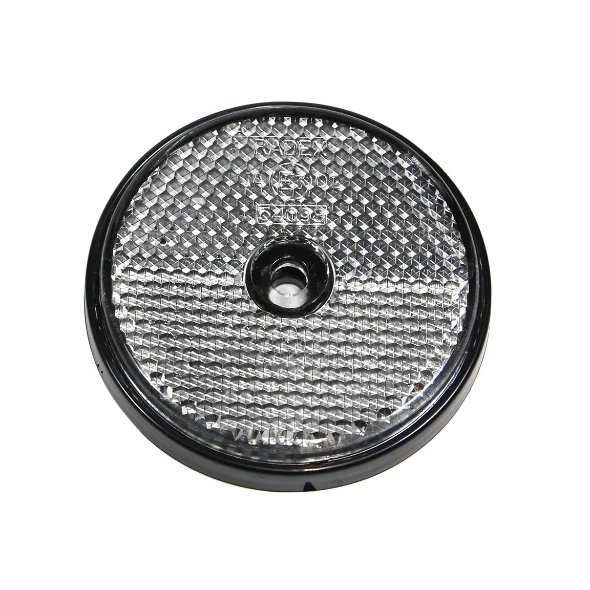 White Round Reflector 60mm O/D with 5mm Hole – Greenred Spares