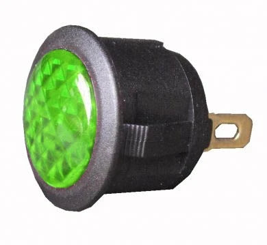 Green Warning Light 12V LED – Greenred Spares